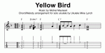 19th Century Haitian song “YELLOW BIRD”. . . . Chord Melody arrangement ...